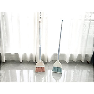 BSMstone Kids Broom and Dustpan Set-Mini Dustpan and Broom for Children Housekeeping Pretend Play Cleaning Tools Set (Blue)