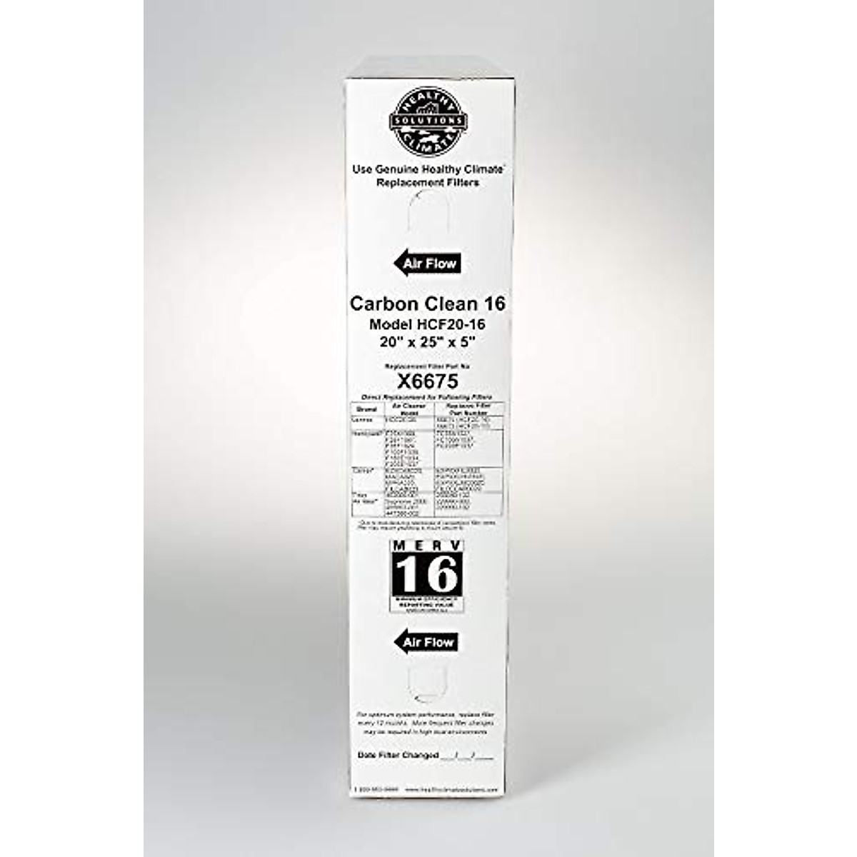 Lennox X6675 MERV 16 Media Air Cleaner, 1 Count (Pack of 1)