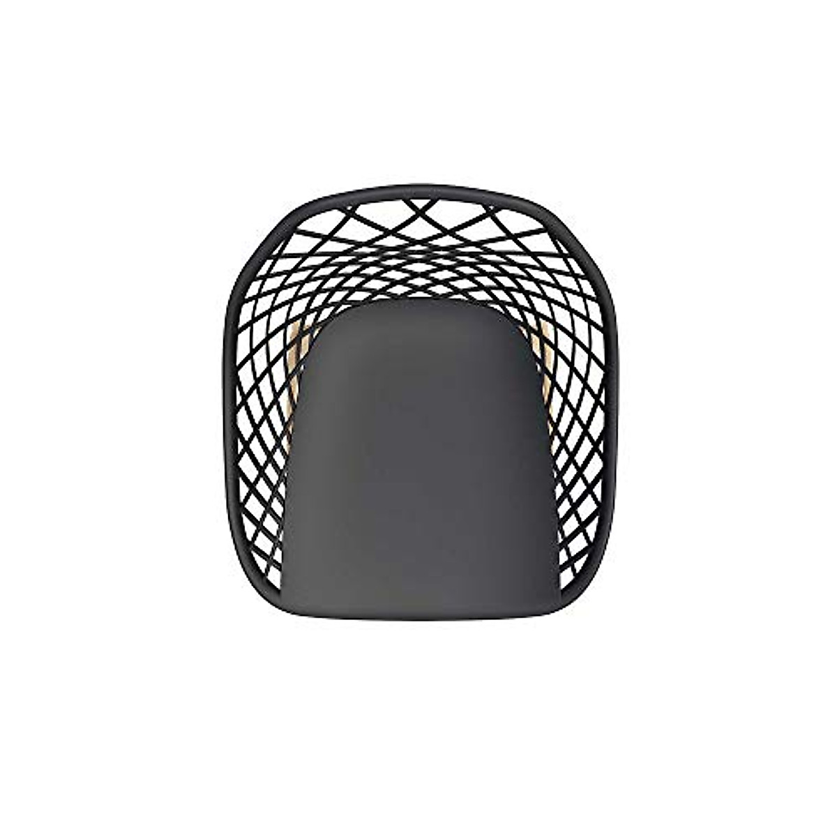 Jamesdar Camber Counter Chair (Set of 2), Black/Natural