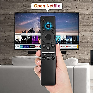 BN59-01312A Smart TV Voice Remote,for Samsung-TV-Remote,Compatible for All Samsung with Voice Function Smart Curved Frame QLED LED LCD 8K 4K TVs