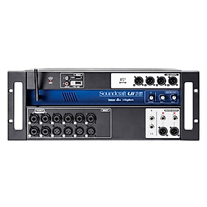Soundcraft Ui16 16 Input Digital Mixer+Wifi+App Control+Recording+Rack Case Bag