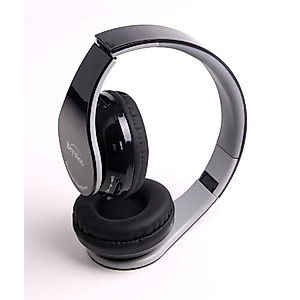 Beyution Hi-Fi Stereo Bluetooth Headphones Best audio Performance Over-ear Bluetooth Headset for Apple Iphone 7 6 5s 5c 5 iPAD Ipod iTouch MAC SAMSUNG S5 S4 S3 Note5 Cell Phone and tablet(BT513-black)