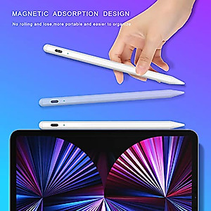 Stylus Pen for Apple iPad Pencil: iPad Pen Stylus with Palm Rejection Compatible with 2018-2023 Apple iPad 10th 9th 8th 7th 6th iPad Pro 11 inch 12.9 inch iPad Mini 5th 6th iPad Air 5th 4th 3rd Gen