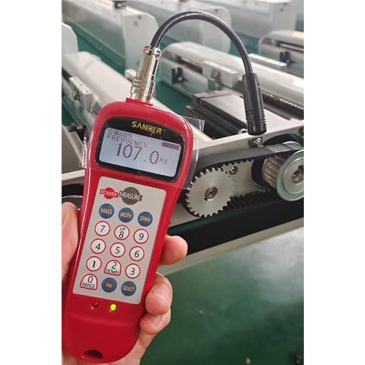 Sonic Belt Tension Meter U-508 SANKER Belt Tension Tester Tensiometer with Frequency Range 10Hz to 5000Hz Tension Range 0.01 to 99900N