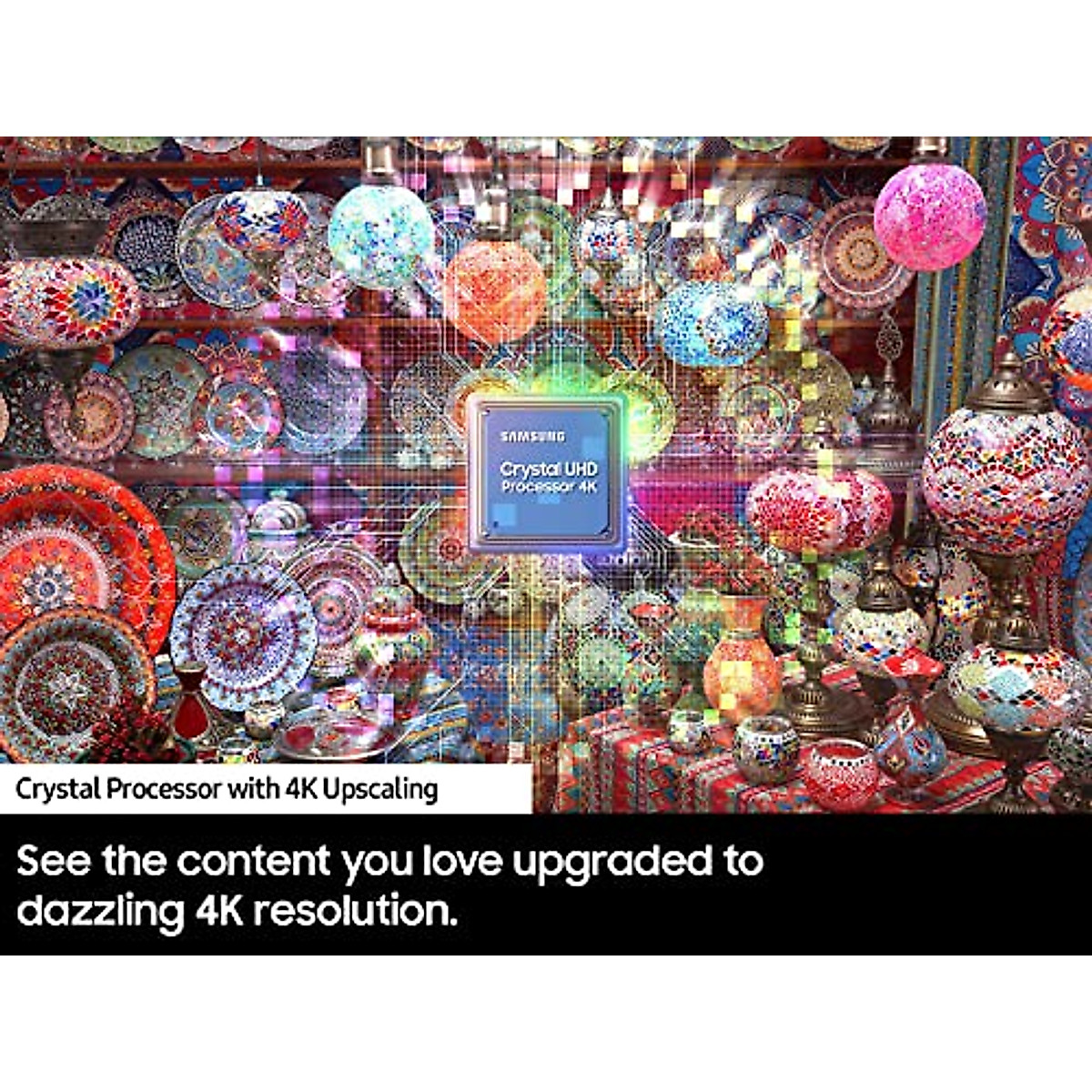 SAMSUNG 85-Inch Class Crystal UHD 4K CU8000 Series PurColor, Object Tracking Sound Lite, Q-Symphony, Motion Xcelerator, Ultra Slim, Solar Remote, Smart TV with Alexa Built-in (UN85CU8000, 2023 Model)