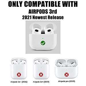 NOLEGA with Anime Lanyard Keychain Airpod 3rd Generation Case Cover（2021 Release） Personalised Anime and Unique TPU Process Frosted Soft Airpod 3rd Case