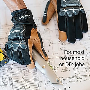 Metal-Handle Utility Knife, Finger Friendly Ceramic Blade, Auto Retracts for Safety, Heavy Metal Handle, Comfortable Grip, Stores Extra Blade, Ambidextrous, Easy Blade Change