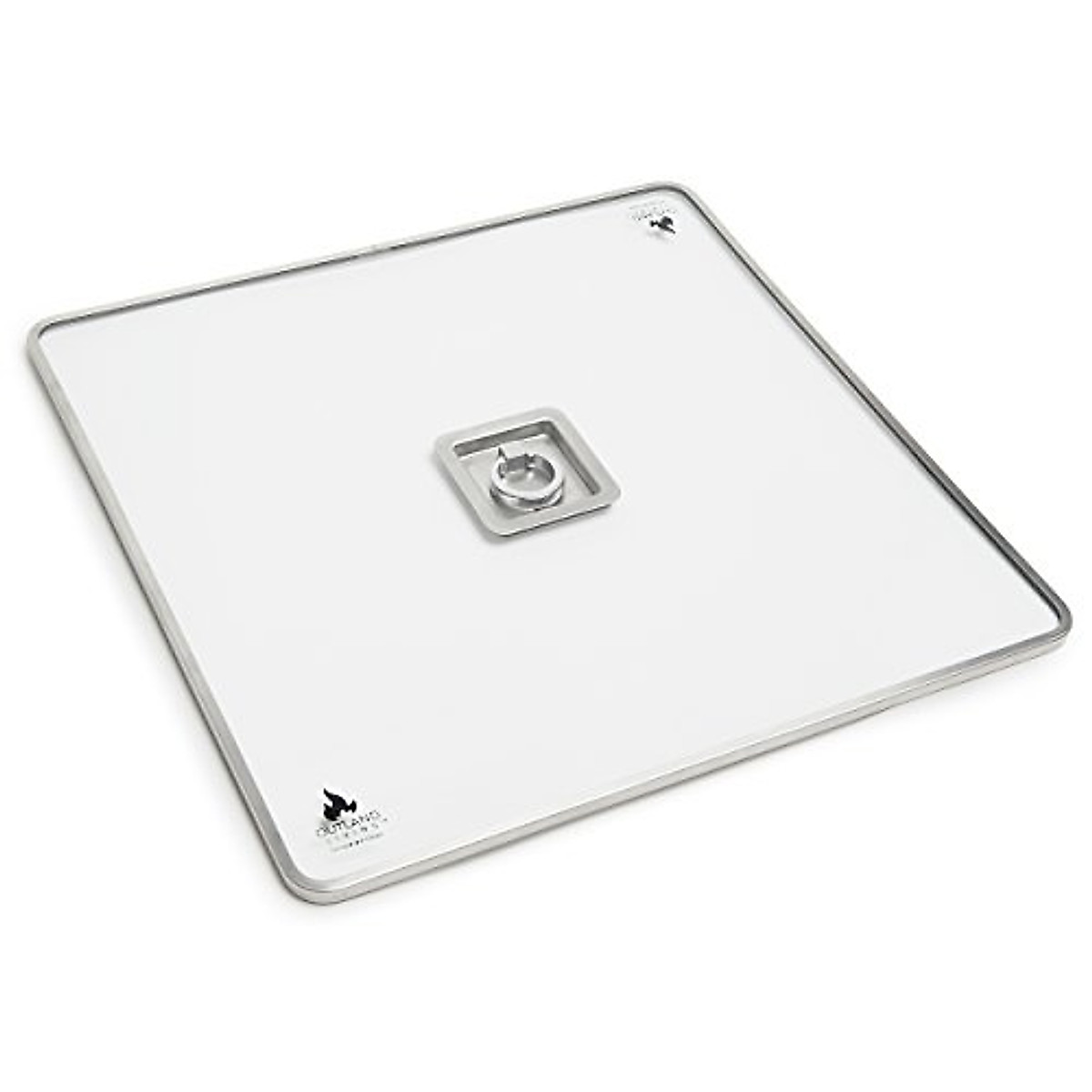 Outland Fire Table 3 Piece Square Accessory Set of Tempered Glass Lid Insert, Tempered Glass Wind Guard Fence, and UV & Water Resistant Durable Cover for 36-Inch Square Series 410 Propane Fire Tables