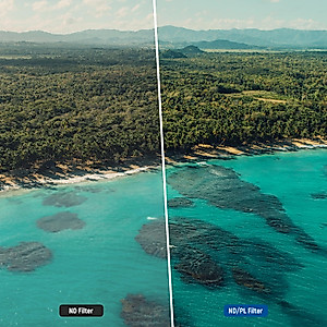 NEEWER ND/PL Filter Set Compatible with DJI Air 3, 4 Pack ND8/PL ND16/PL ND32/PL ND64/PL Polarizer Neutral Density Filter Kit, Multi Coated HD Optical Glass/Secure Attach/Lightweight Frame