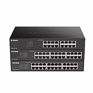 D-Link 24-Port Gigabit Smart Managed Switch | Web Managed | Cable Diagnostics | NDAA Compliant - (DGS-1100-24V2)