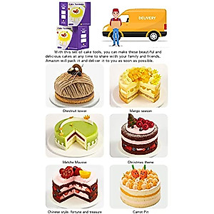 Cake Decorating Supplies 471pcs, Baking Tools Set for Cakes，Cake Turntable, Piping Icing Tips for Beginners or Professional