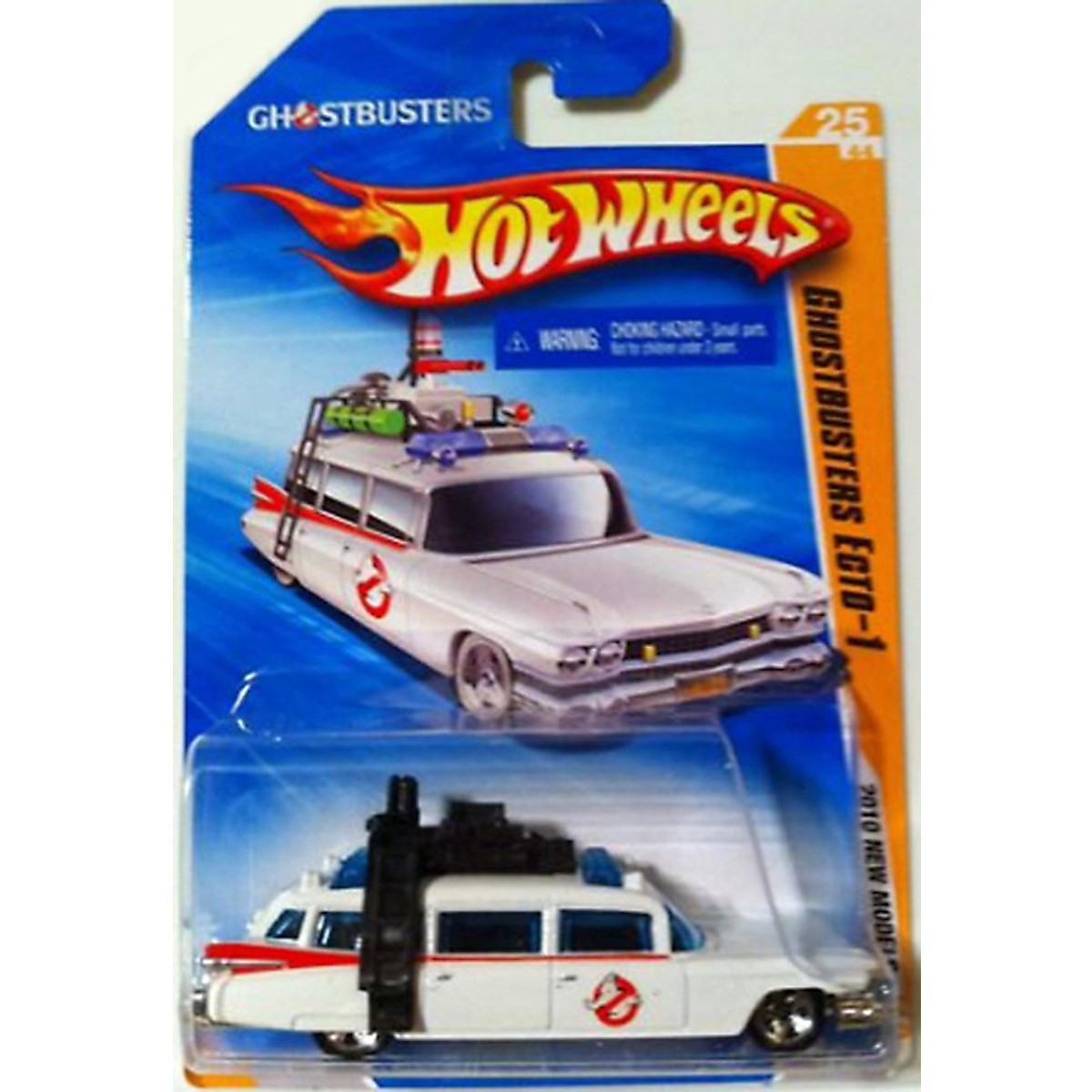 Hot Wheels 2010 New Models GHOSTBUSTERS ECTO-1 1959 Cadillac Wagon White