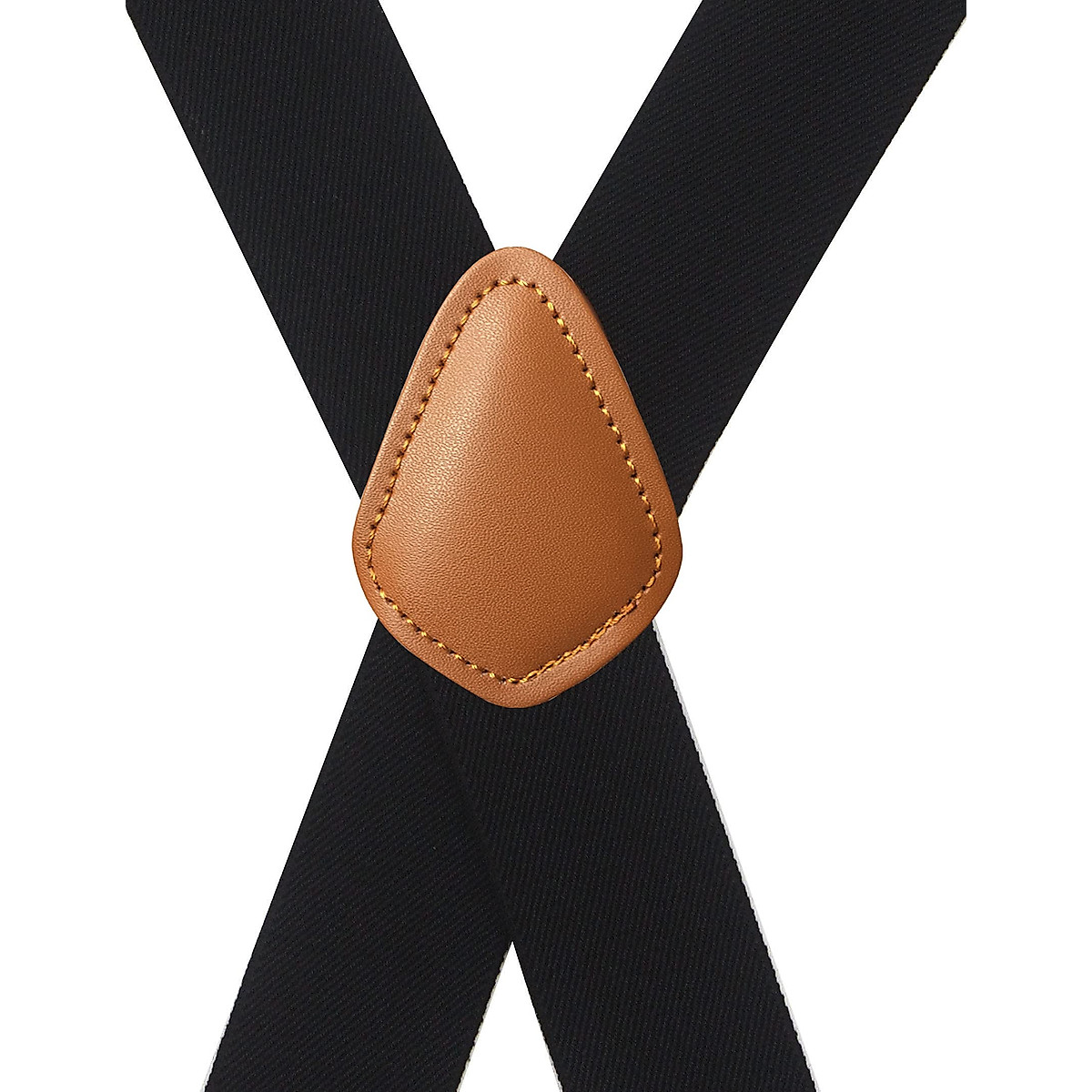 Cedrainy Suspenders For Men 1.4 Inch X Back Wide Suspender Heavy Duty Swivel Belt Loops With 4 Snap Hooks(Black)