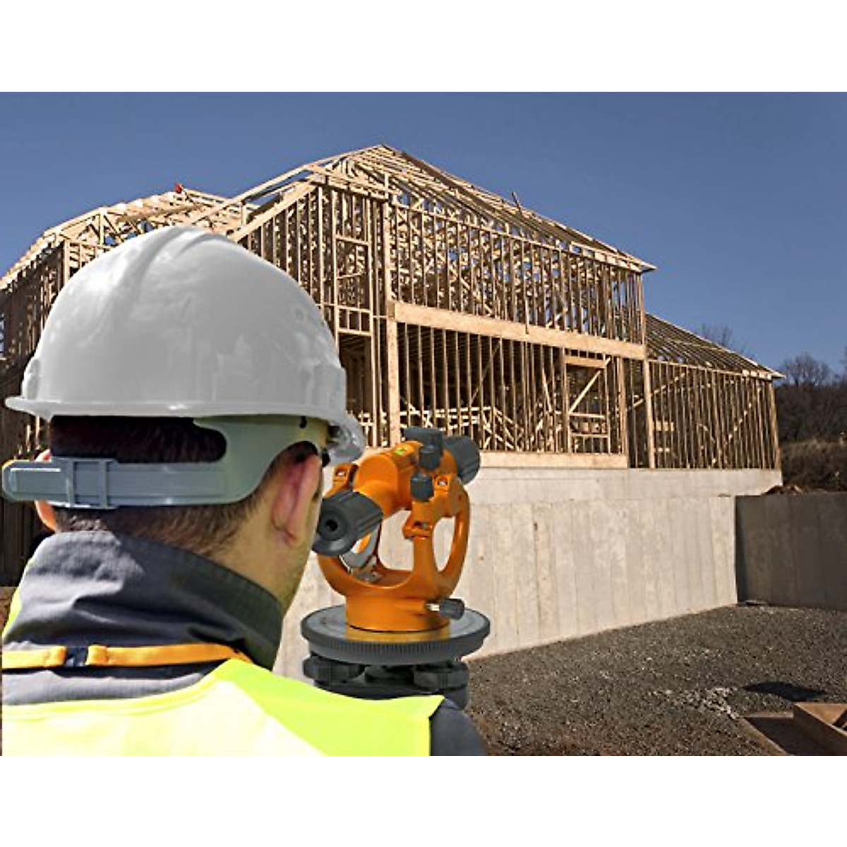 Johnson Level & Tool 40-6912 22X Builder's Transit Level System, Orange, 1 Kit