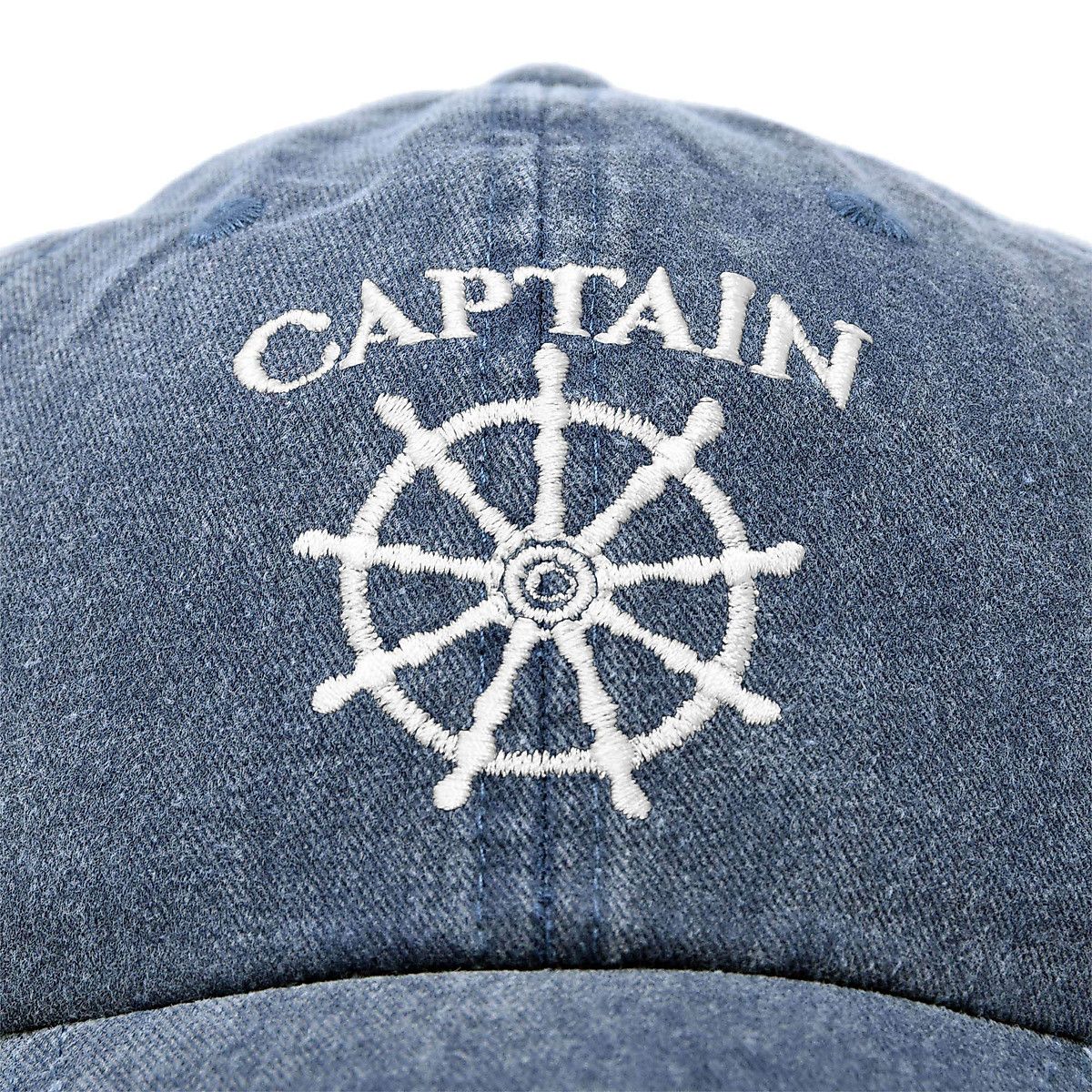 DALIX Captain Hat Sailing Baseball Cap Navy Gift Boating Men Women Blue Vintage