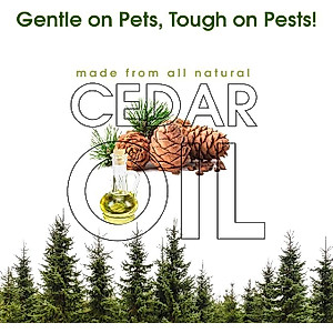 Paws and Claws Pet Spray - Natural Flea and Tick Repellent with Cedar Oil - 32 Ounce