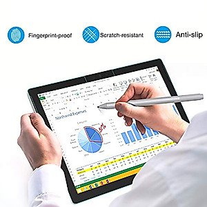 TiMOVO 2-Pack Feel-Paper Screen Protector for Microsoft Surface Pro 11/10 13 Inch 2024 / Surface Pro 9 / Surface Pro 8 / Surface Pro X, Anti-Glare Anti-Scratch PET Film, Surface Pen Support - Matte