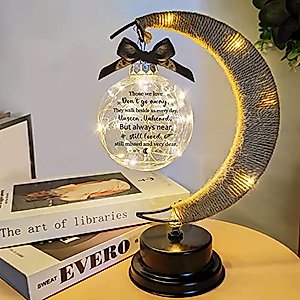 Cocomong Sympathy Gift Memorial Gifts Moon Lamp for Loss of Mother Father, Bereavement Condolence Remembrance in Memory of Loved One Gifts for Loss Loved Ones