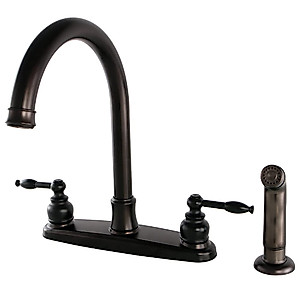 Kingston Brass FB7795KLSP Knight 8-inch Centerset Kitchen Faucet, Oil Rubbed Bronze