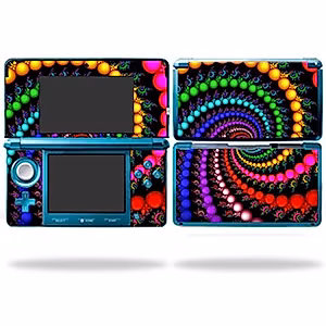 MightySkins Skin Compatible with Nintendo 3DS wrap Sticker Skins Trippy Spiral