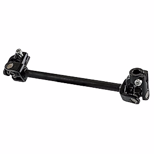 TDPROMOTO Steering Wheel Steel Kit Gear Rack Pinion Adjustable Shaft Set Replacement for 110cc Go Kart