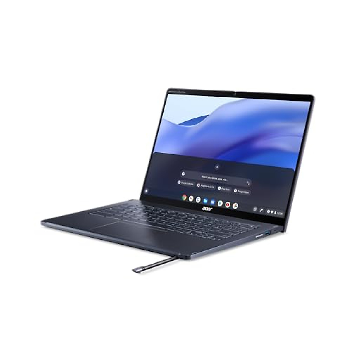 acer Chromebook Spin 714 CP714-1WN-53M9 Laptop Intel Evo Intel Core i5-1235U 14" 1920x1200 IPS Touch Display 8GB LPDDR4X 256GB SSD Wi-Fi 6E FHD MIPI Webcam Backlit Keyboard Chrome OS