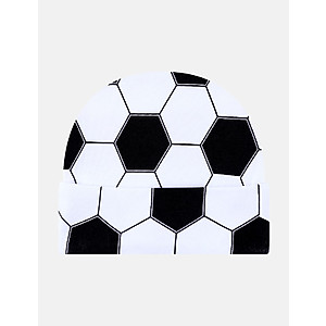 COSLAND Baby Soccer Outfit Infant Boys Cotton Pant Sets, White, 0-3 Months