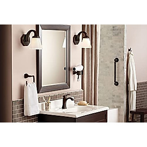 Moen YB5103BN Voss Collection Double Robe Hook, 6.30 x 3.66 x 3.03 inches, Nickel