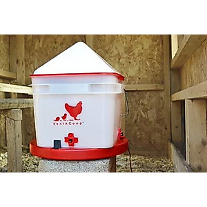 RentACoop 12" Poultry Deicer Base – Electric Heated Warmer for Poultry Waterers in Winter, Freeze Proof, Indoor/Outdoor Use