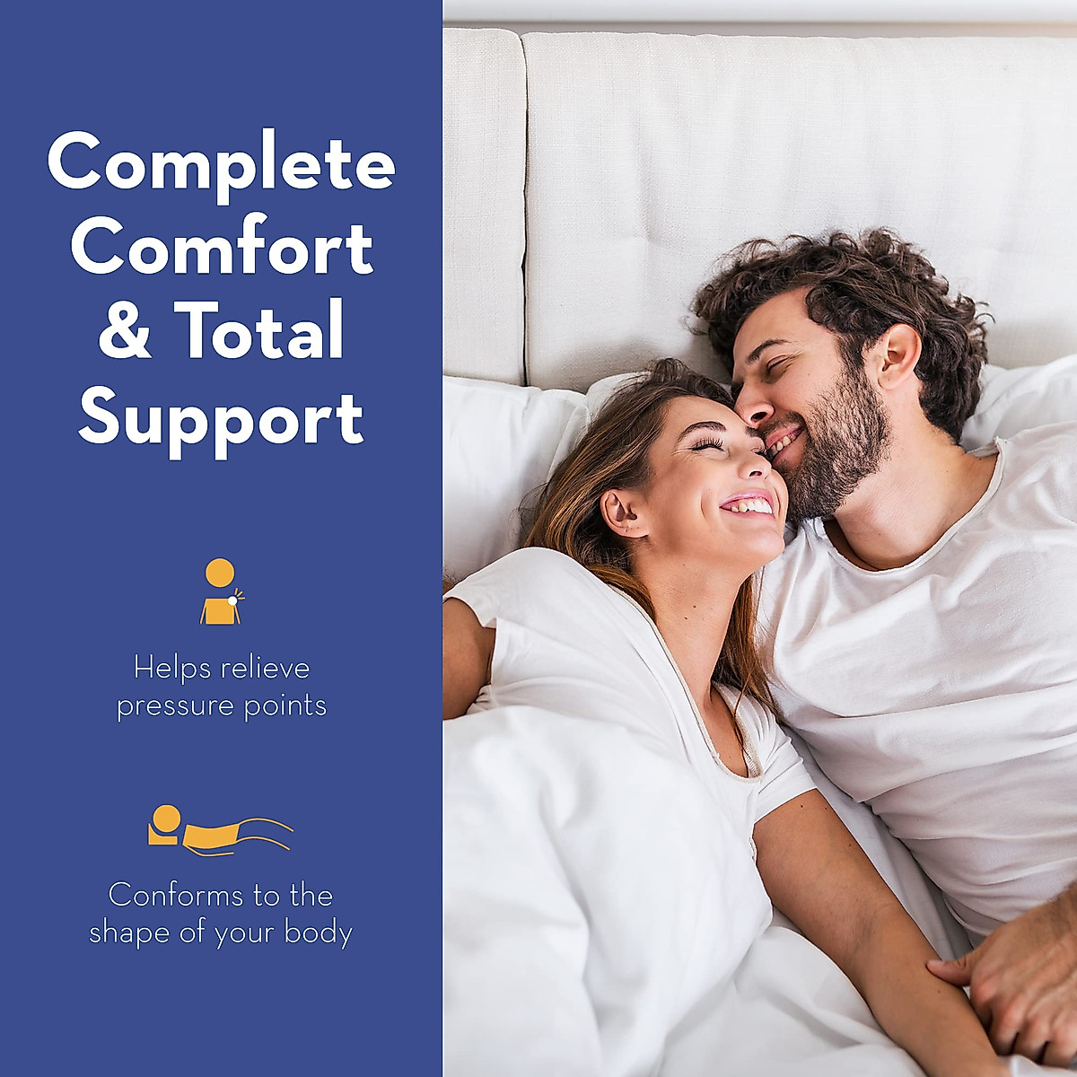 Serenia Sleep Cooling Mattress King Size, 14-Inch Quilted Plush Bed Mattress - Gel-Infused, Deep Pocket, Extra Thick, & Firm Memory Foam Mattress with Breathable Cover for a Comfortable Sleep