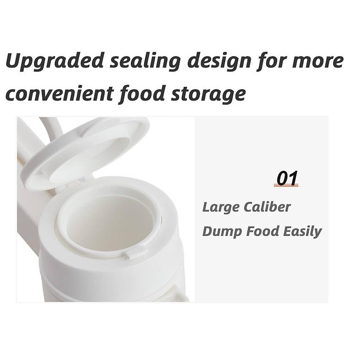 SEPSUMMER Food Sealing Clips, 6.7''Food Bag Clips with Pour Spouts, Bag Fresh-Keeping Clamp Sealer for Kitchen, Food Moisture-Proof Discharge Spout Plastic Bag Clip Kitchen Tools (3)