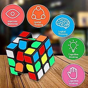Mini Cube Puzzle Party Favors for Kids, Libay 20 Pack Magic Cube Party Puzzle Game Toys Classroom Rewards and School Prize for Students, Stress Relief Toys Goody Bag Filler Birthday Gift…