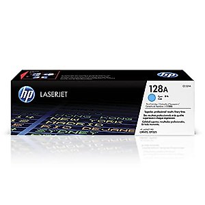 HP 128A Cyan Toner Cartridge | Works with HP LaserJet Pro CM1415 Color, CP1525 Color Series | CE321A