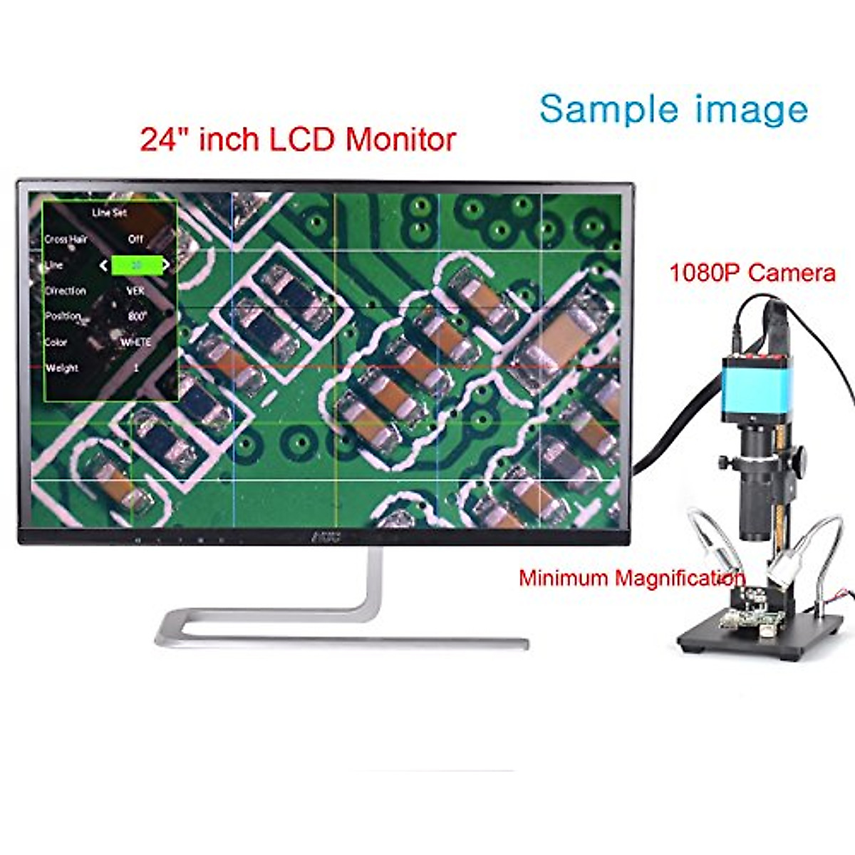 14mp Tv Hdmi USB Industry Digital C-Mount Microscope Camera Tf Video Recoder DVR