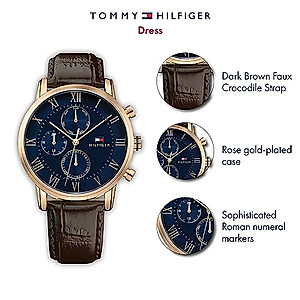 Tommy Hilfiger Men's 1791399 SOPHISTICATED SPORT Analog Display Quartz Brown Watch