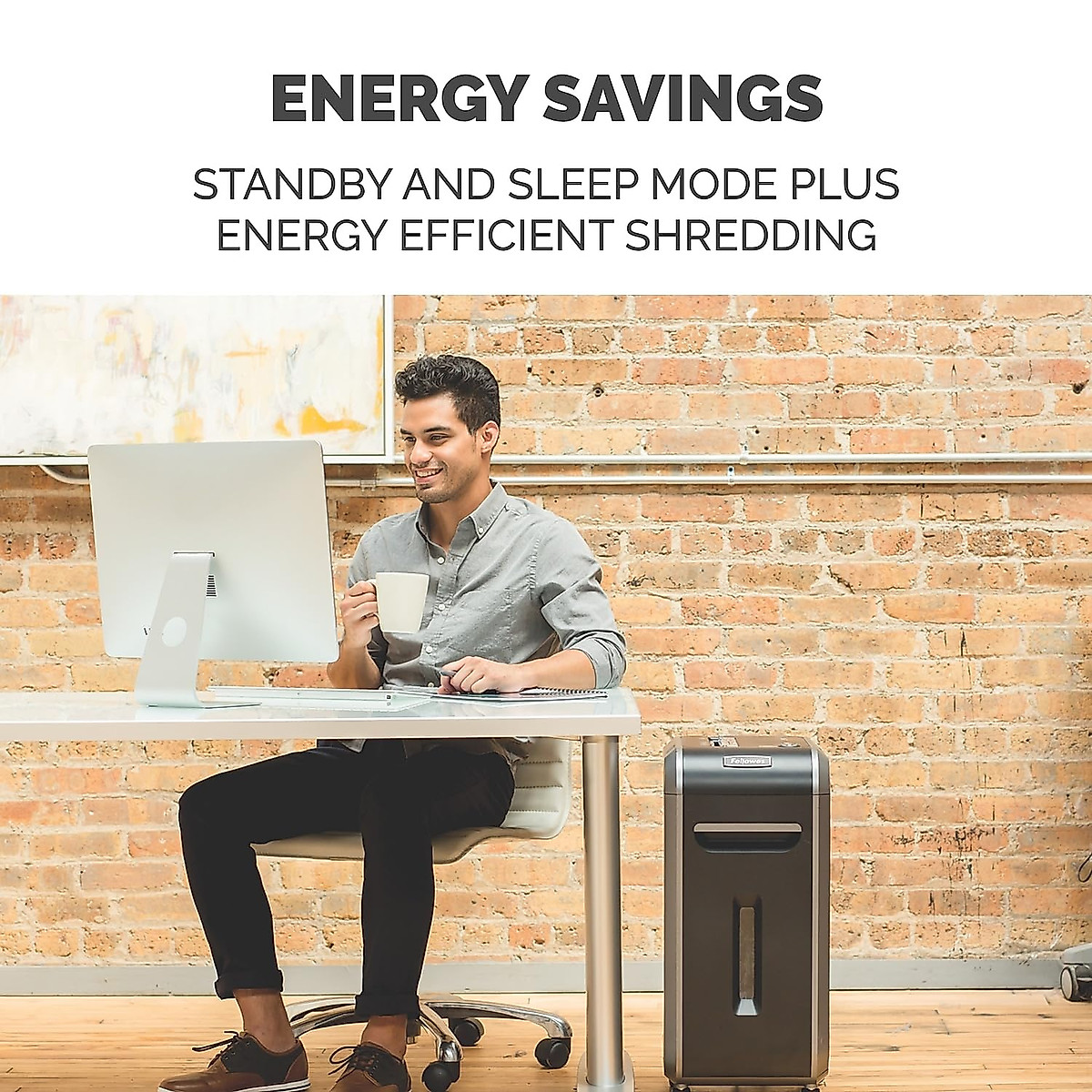 Fellowes 3229901 Powershred 99Ci 100 percent Jam Proof Heavy-Duty Cross-Cut Shredder, 18 Sheet Capacity