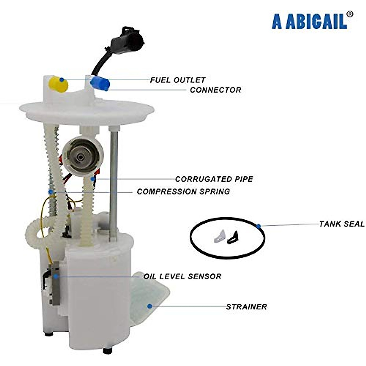 Electric Fuel Pump Replacement for 2001 2002 2003 2004 Ford Escape and Mazda Tribute 2.0L & 3.0L E2291M