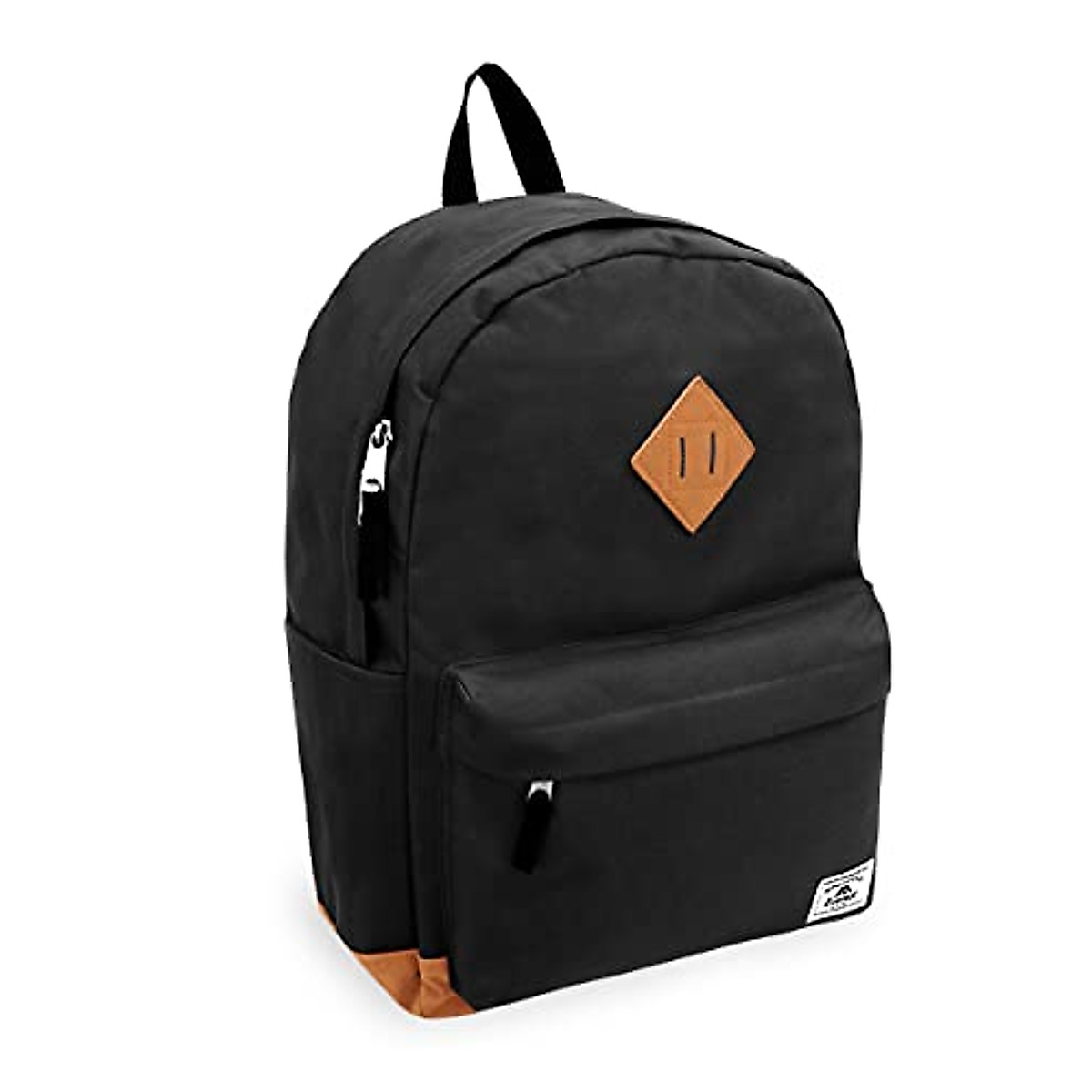 Everest Unisex Adults Vintage Laptop Backpack, Black, One Size US