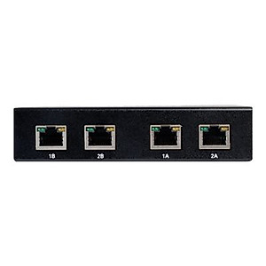 Tripp Lite B140-002-DD Dual Display DVI over Cat5 / Cat6 Extender Splitter, Transmitter - Video extender - 4 ports - up to 200 ft