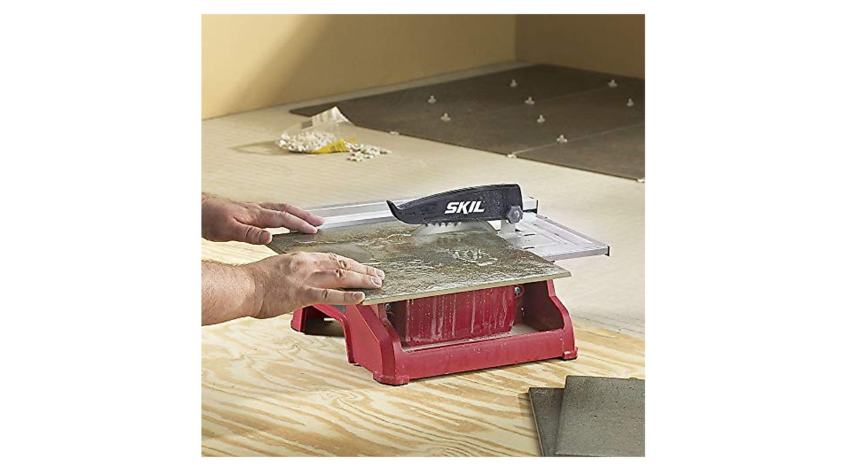 SKIL 7-Inch Wet Tile Saw 3540-02 | Durable & Accurate Tile Cuts