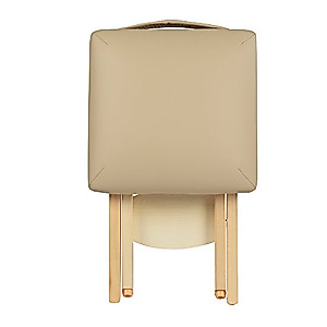 Master Massage Wooden Handy/Folding Massage Stool Cream, Beige