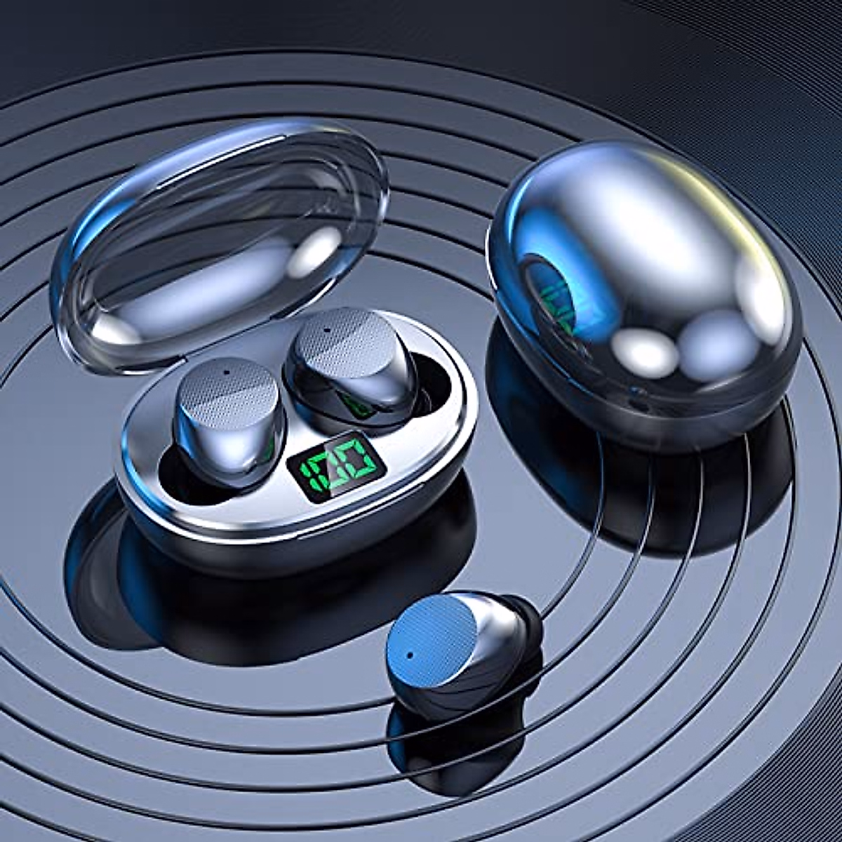 Wireless in Ear Earbuds, Bluetooth Earbuds 5.3 Earphones Deep Bass Finger Control Waterproof Headphones, Noise Reduction Bluetooth Earbuds for Enjoy Music in Sports