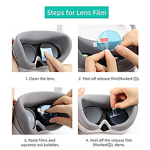 Lens Protective Film Scratch-Proof Dust-Proof Soft Panel Film for PICO 4