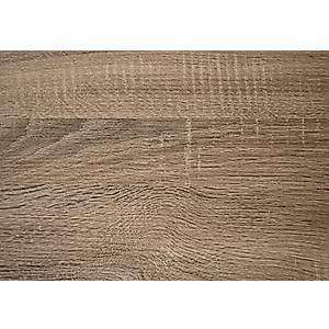 Monarch Specialties 7555 Computer Desk, Home Office, Laptop, Storage Drawers, 48" L, Work, Metal, Laminate, Brown, Contemporary, Modern Desk-48, 47.25"L x 23.75"W x 30"H, Dark Taupe Wood-Look/Black