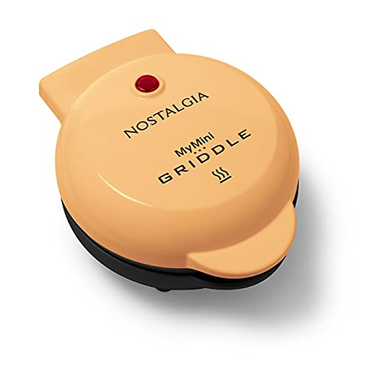 Nostalgia MyMini Personal Electric Griddle, Nonstick Griddle Perfect for Keto & Low-Carb Diets, Eggs, Omelets, Pancakes, Breakfast Sandwiches, Orange