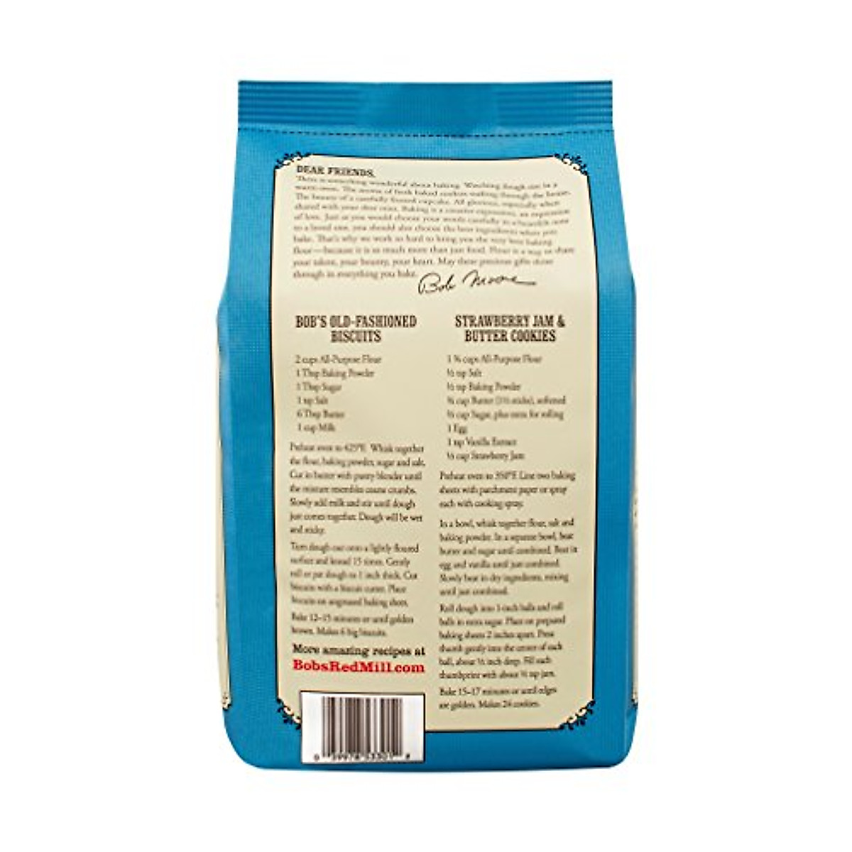 Bob's Red Mill Unbleached White All-Purpose Baking Flour, 5-pound