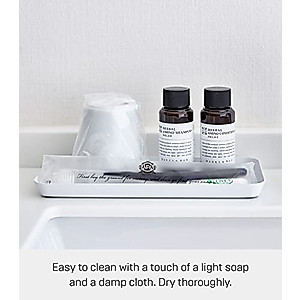 YAMAZAKI home Tower Amenity Tray L White, Flat