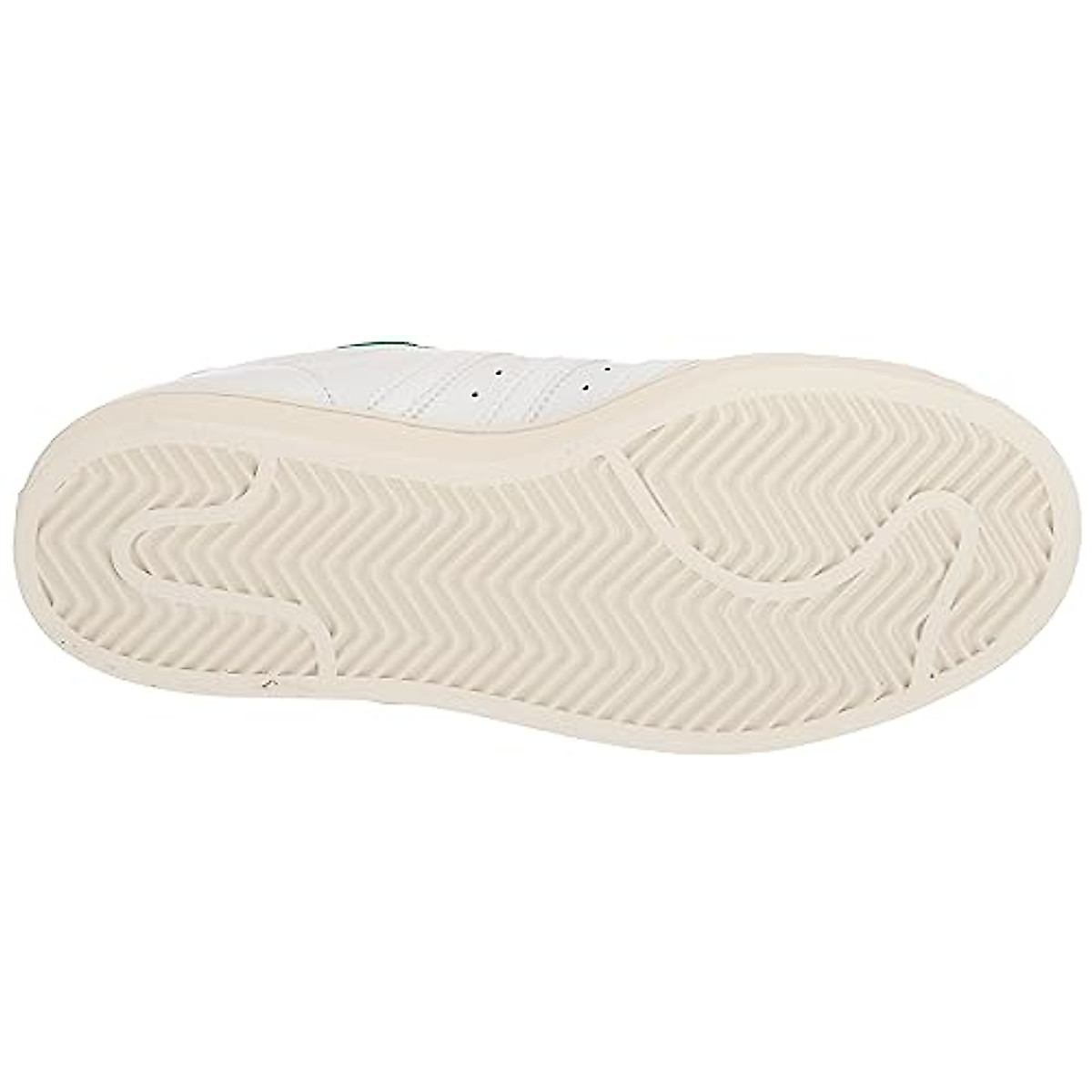 adidas Women's Superstar Sneaker, White/Clear Pink/Semi Court Green, 9.5 Narrow