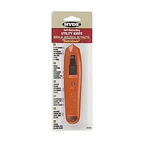 HYDE 42065 Switchblade Professional Safety Knife, Orange, 5/16 to 3/8-inch Exposure