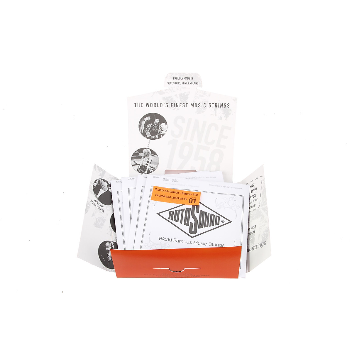 Rotosound RS66LE Swing Bass 66 Stainless Steel Bass Guitar Strings (50 70 85 110)